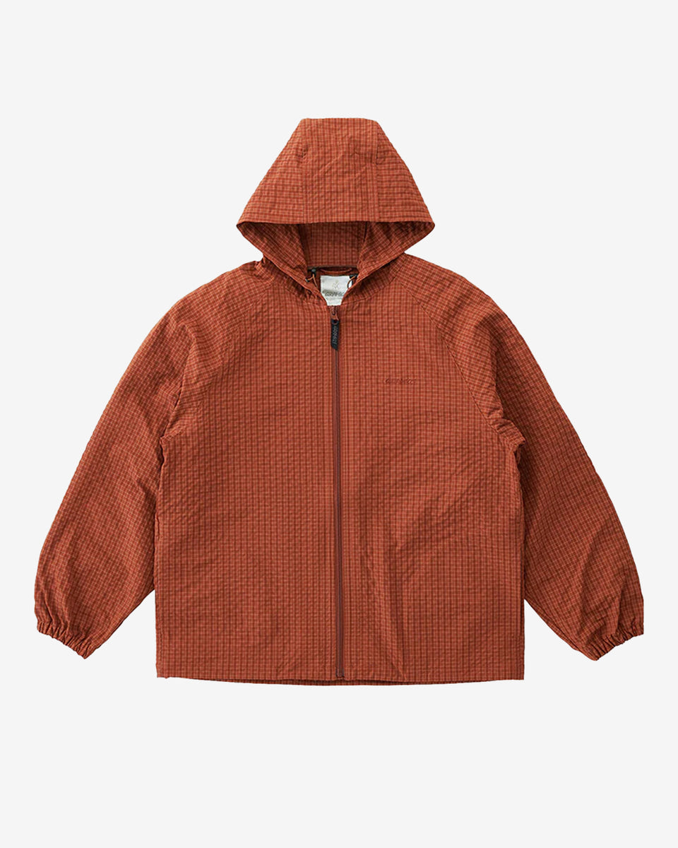 Gramicci Northside Plaid Hooded Jacket Brick | Commonwealth Philippines ...