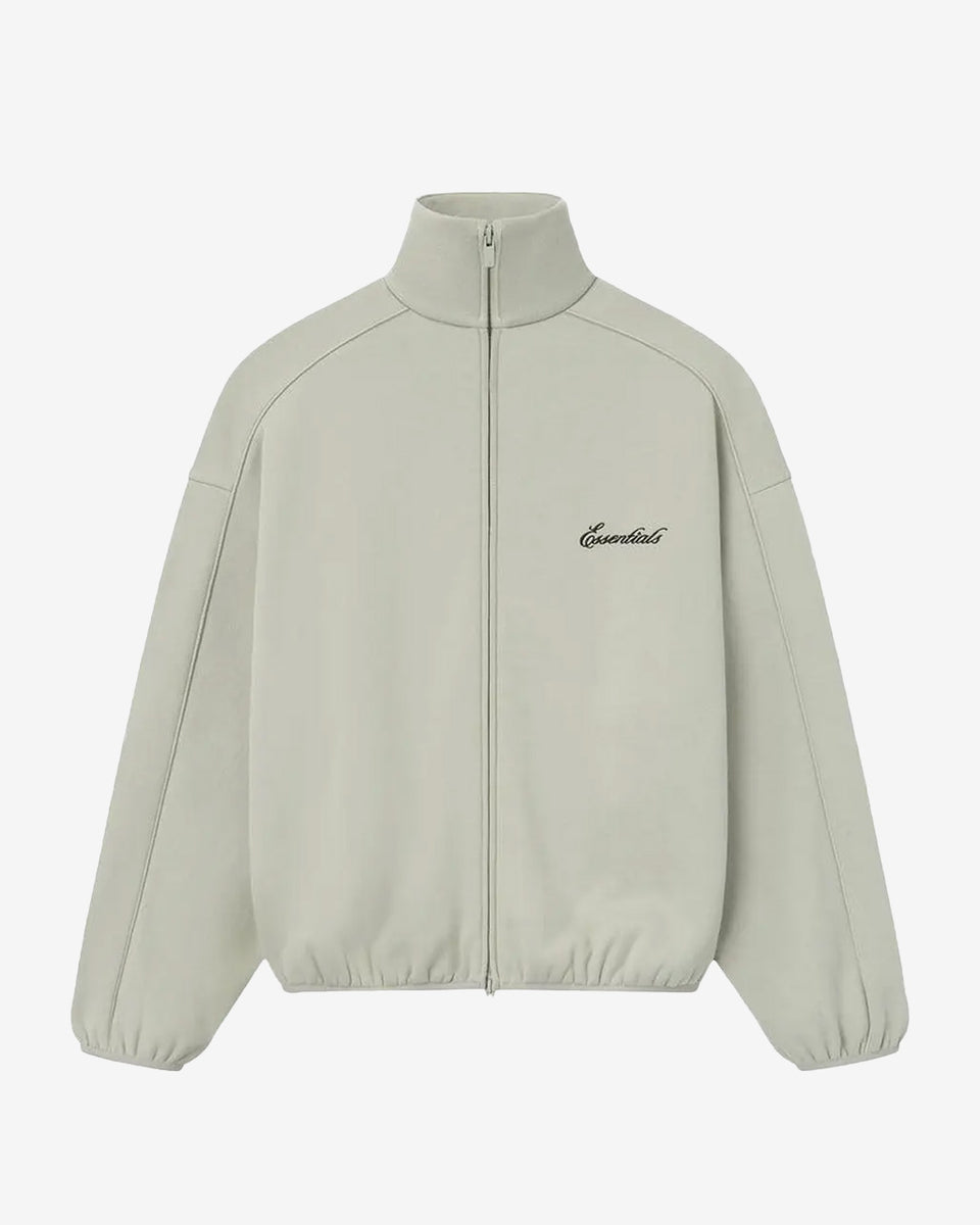 Fear of God ESSENTIALS Modern Fleece Track Jacket Abbey Stone ...
